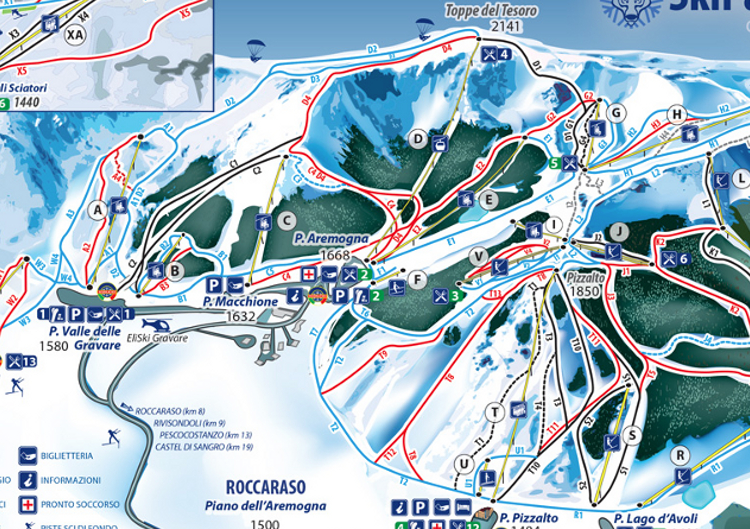 ROCCARASO - Le nuove cabinovie Pizzalto - Gravare e Gravare Toppe del ...