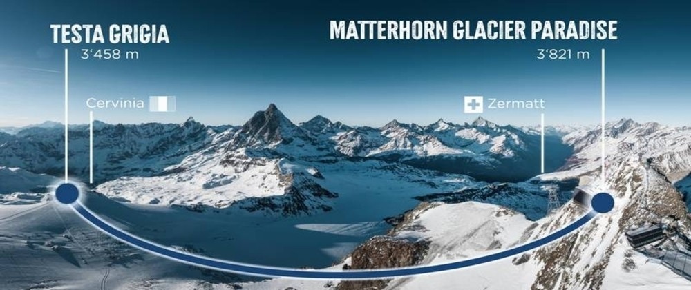 CERVINIA - Un 3S Leitner per il collegamento Testa Grigia Piccolo ...