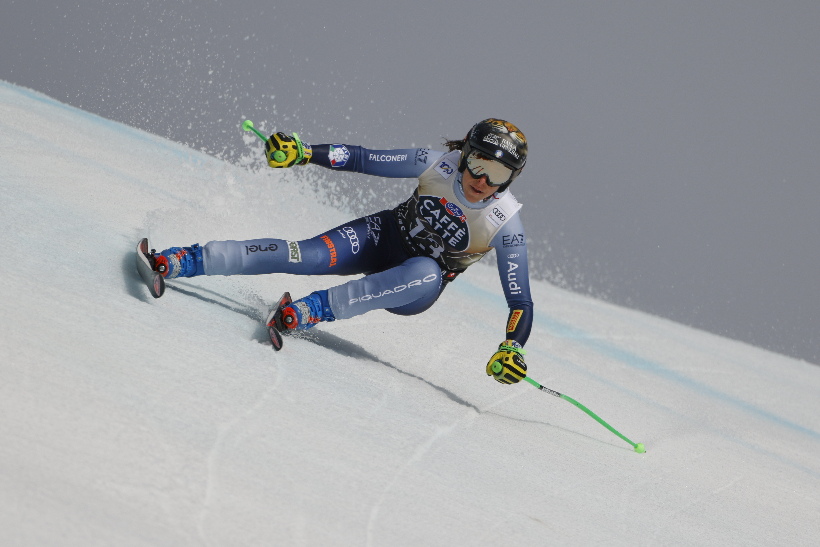 CRANS MONTANA - Venier vince il superG Brigone - Bassino sul podio ...